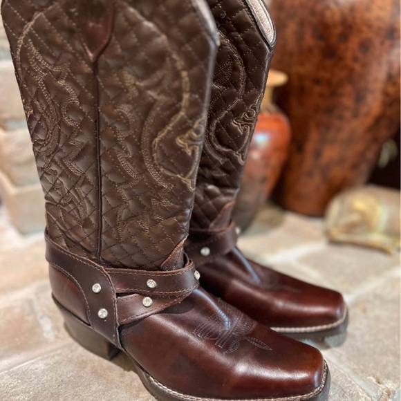 Caballo | Shoes | Euc Womens Caballo Leather Cowgirl Boot Size 75245 ...